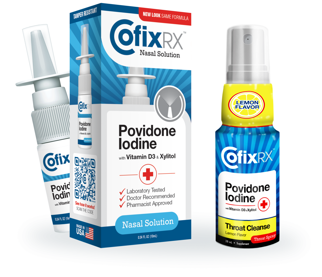 CofixRX Nasal Solution and Throat Spray | Stay Protected.